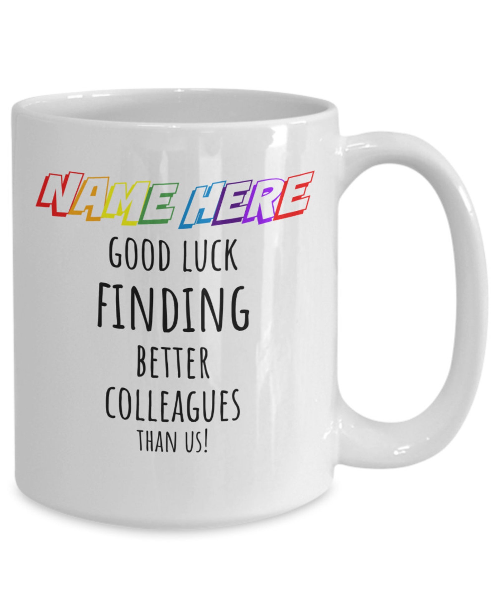 Personalized Farewell Mug for Coworker Leaving Goodbye Boss - Etsy