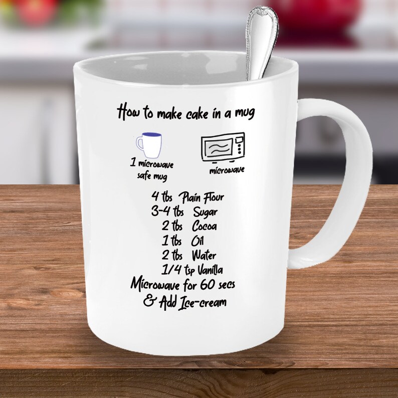 Simple Cake Recipe Mug How To Make Cake In A Cup Funny Etsy simple-cake-recipe-mug-how-to-make-cake-in-a-cup-funny-etsy