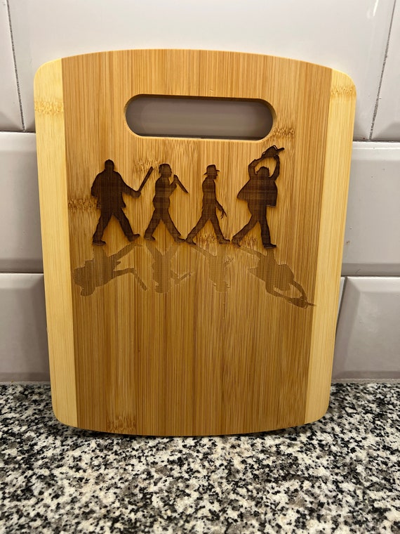 Horror Scary Movie Bamboo Laser Engraved Cutting Board - Etsy
