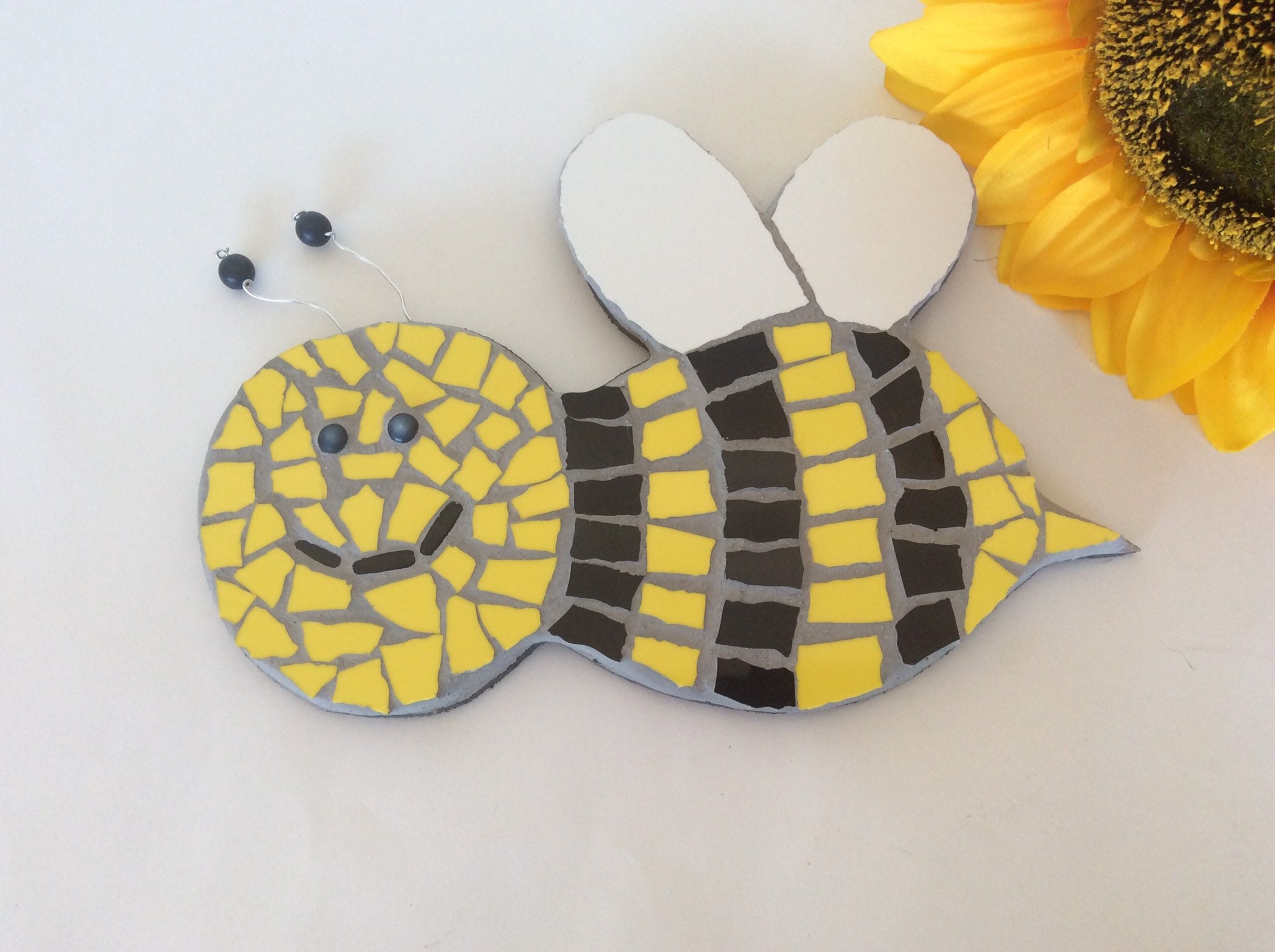 Bumblebee Gifts Bee Mosaic Bee Wall Art Whimsical Wall Art | Etsy