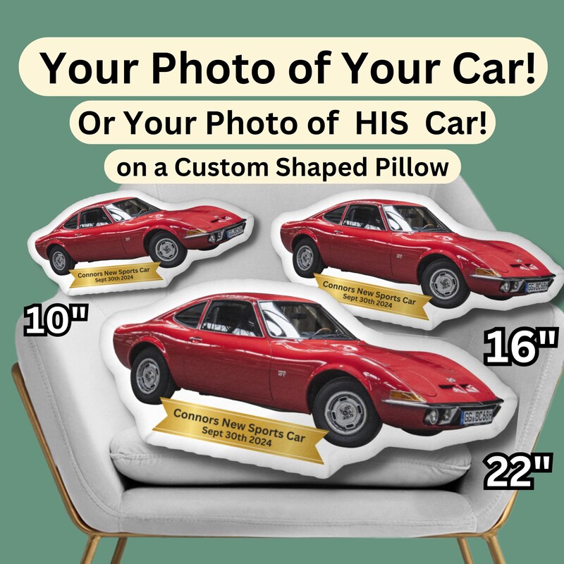 Car Shaped Pillow - Etsy