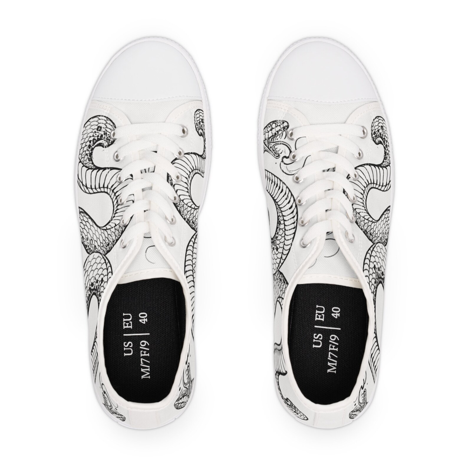 New Italian Snake Drawing Snakes on Shoes Beachwear Steet Apparel Women ...