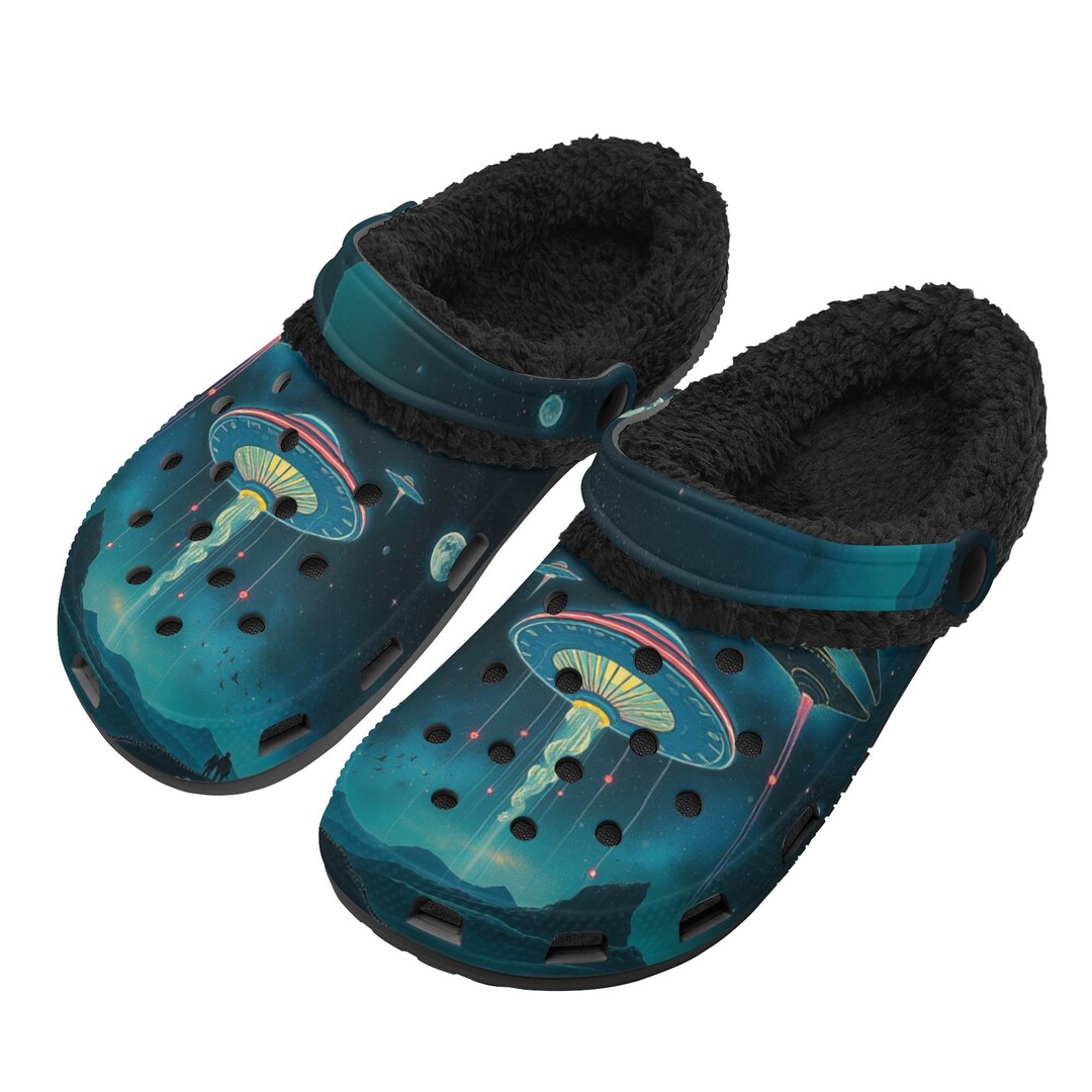 UAP UFO Area 51 Flying Saucers Cozy Comfortable Clogs Unisex Men's ...