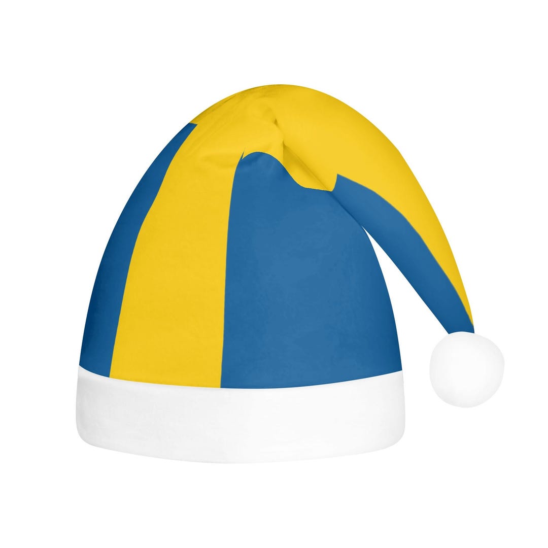 Sweden Party Toque Unisex Christmas Santa Hats Italy Cap Swedish Flag ...
