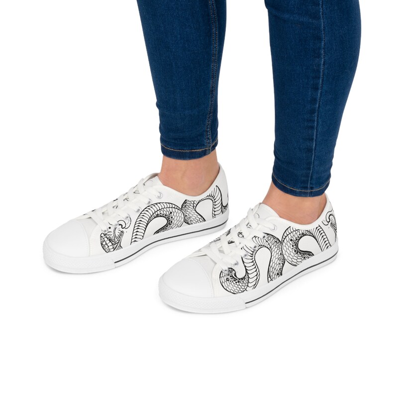 New Italian Snake Drawing Snakes on Shoes Beachwear Steet Apparel Women ...