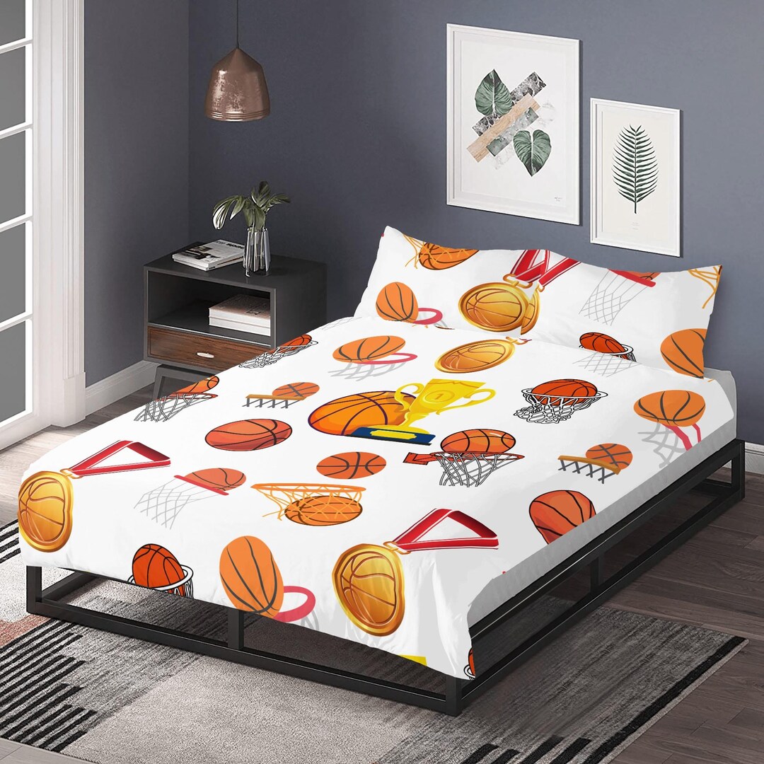 New Basketball Dunk Bed Sheet Set 3 Pcs Beddings MK 23 Style Gift Her ...
