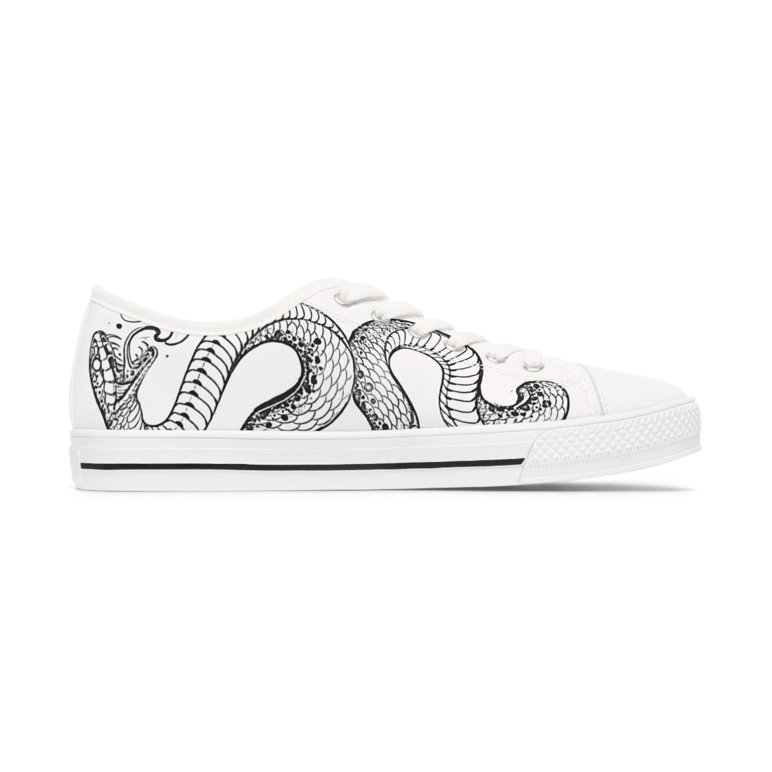 New Italian Snake Drawing Snakes on Shoes Beachwear Steet Apparel Women ...