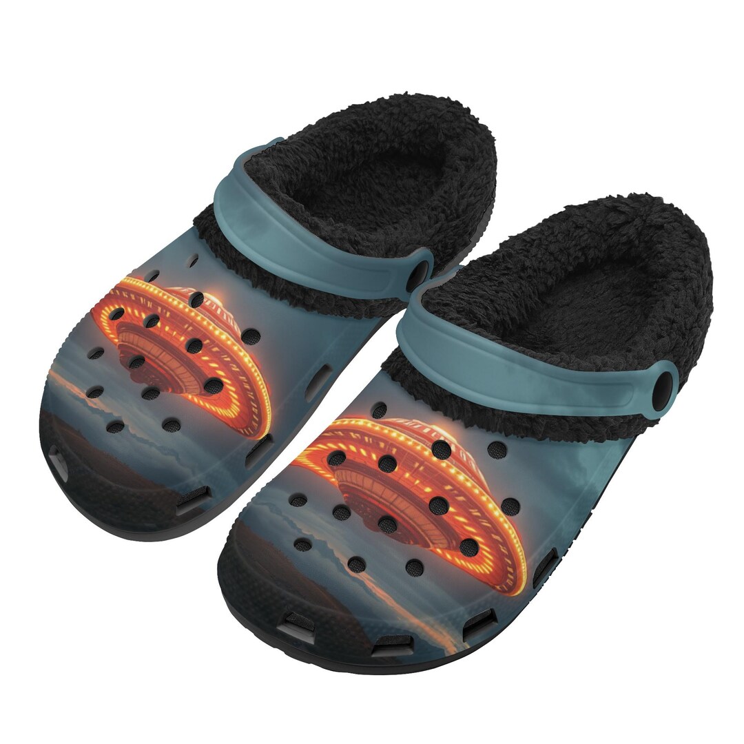 UAP UFO Area 51 Flying Saucers Cozy Comfortable Clogs Unisex Men's ...