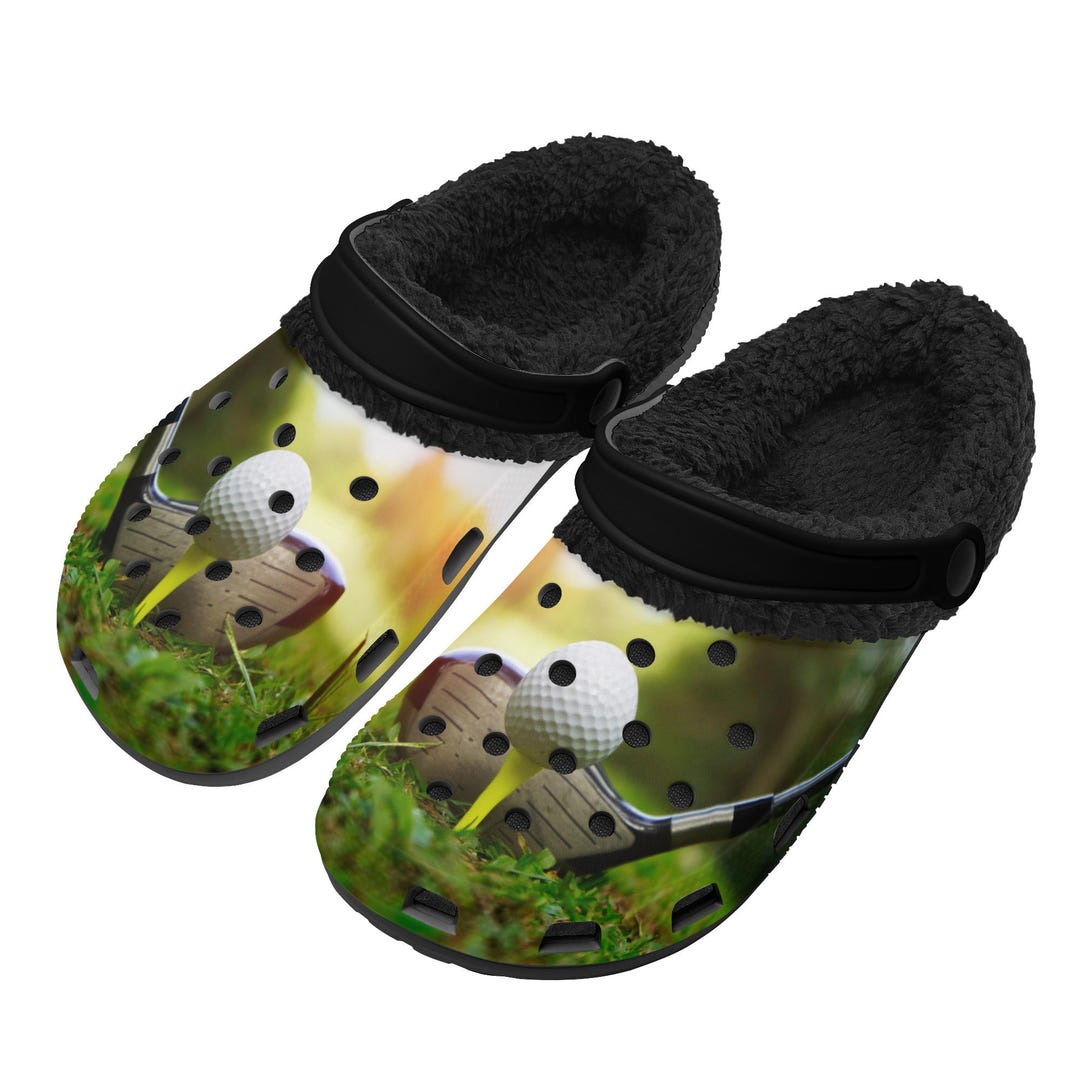 Golf Ball Shell Slides Clubhouse Golf Club Shoes Tee-off Warm Slippers ...