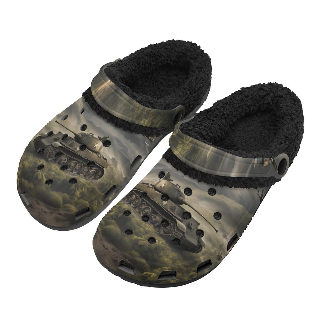 WWI WWII Ww1 Ww2 Tank Tanker Army Cozy Comfortable Clogs Unisex Men's ...