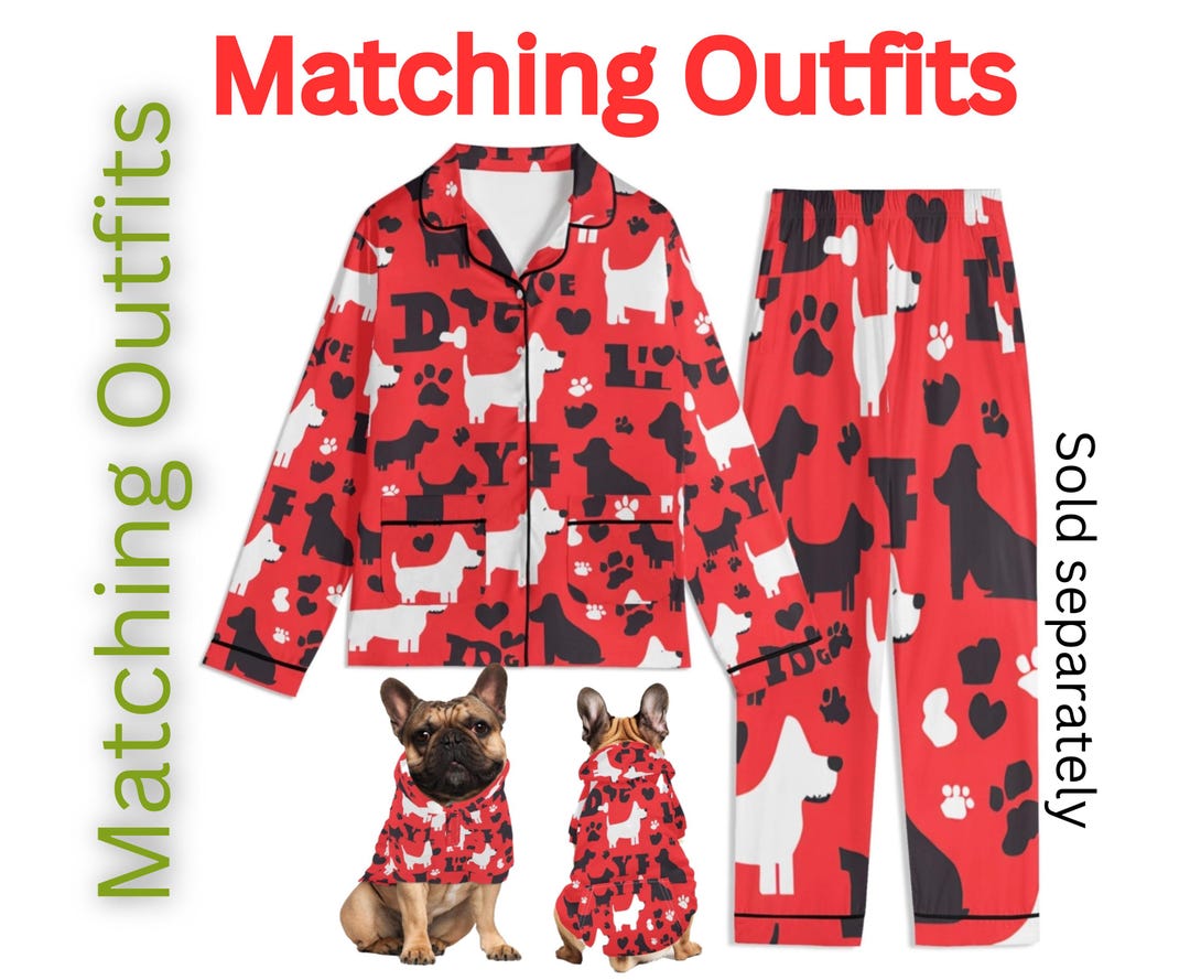Matching Pajamas & Pet Matching Outfits Pet Lover Trending Christmas ...