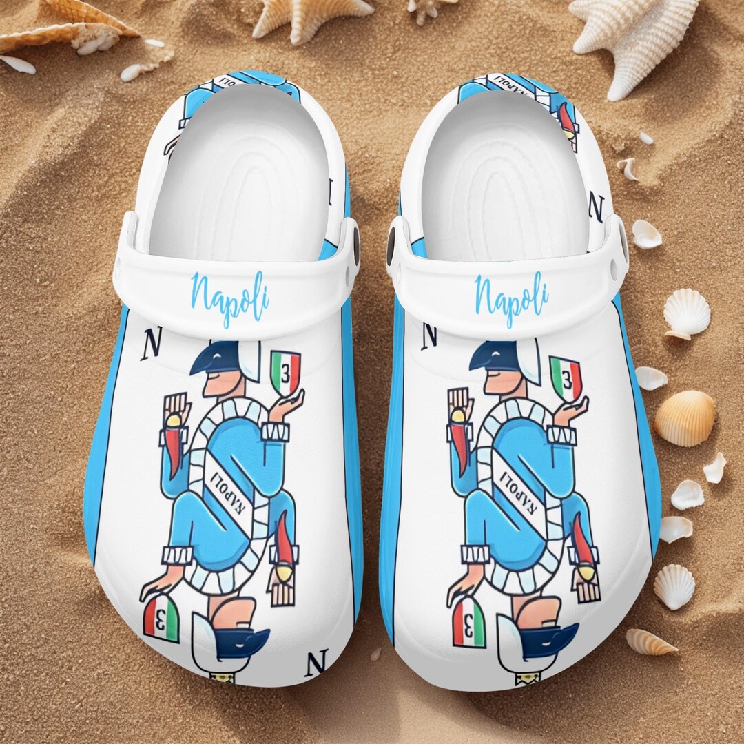 A1 King Scopa Italian Cards Men's Lightweight Nursing Sandals Napoli ...