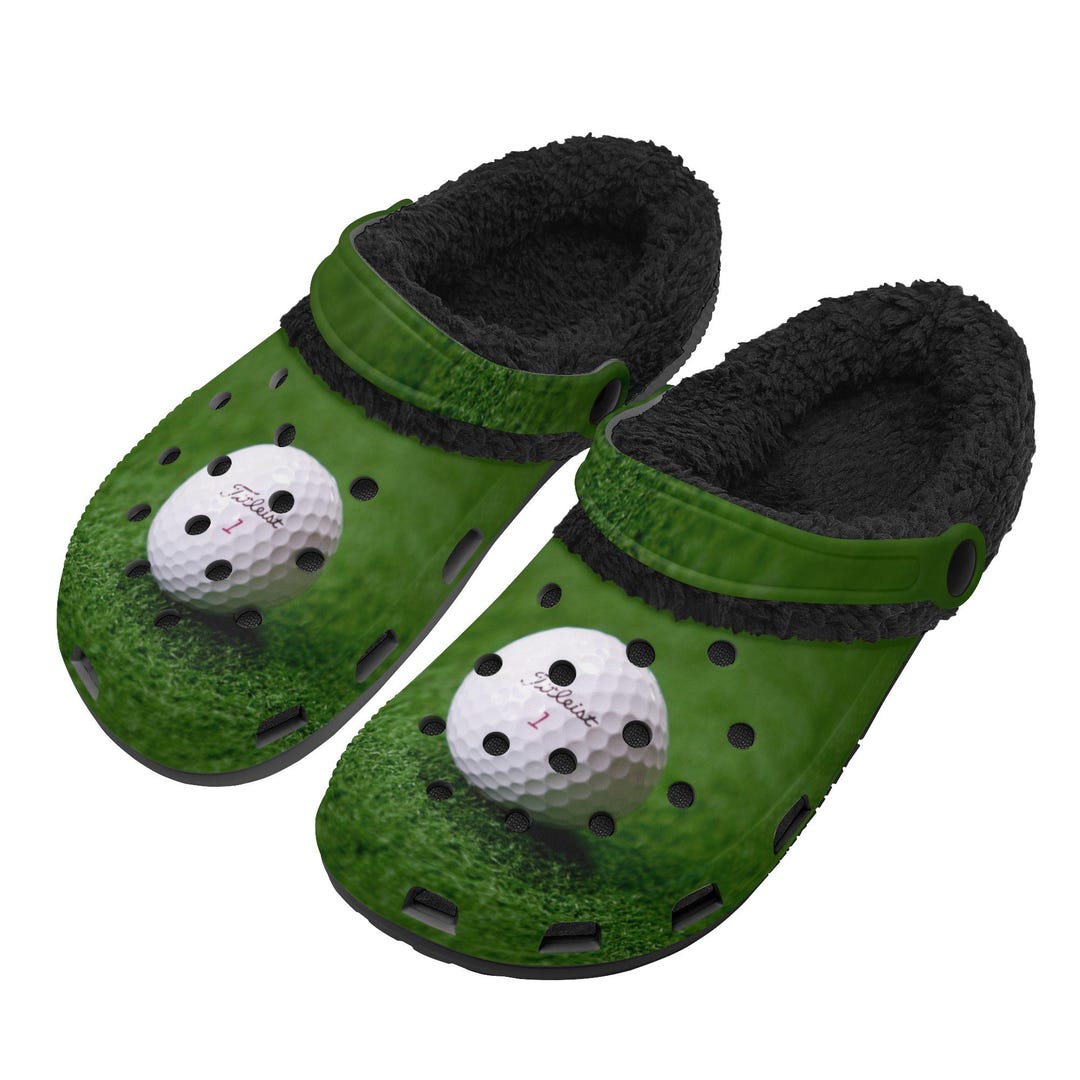 Golf Ball Shell Slides Clubhouse Golf Club Shoes Tee-off Warm Slippers ...