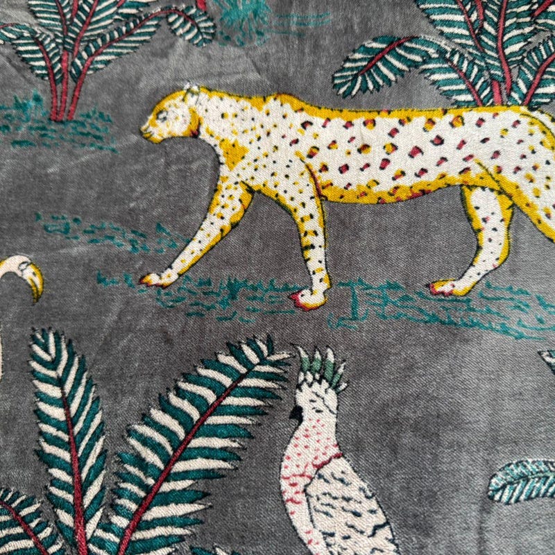 Printed Velvet Fabric - Etsy