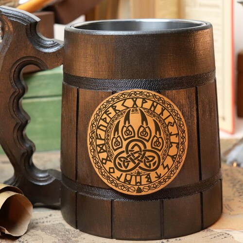 Viking Jewelry Viking Print Bear Paw Claw Slavic Warding Veles | Etsy