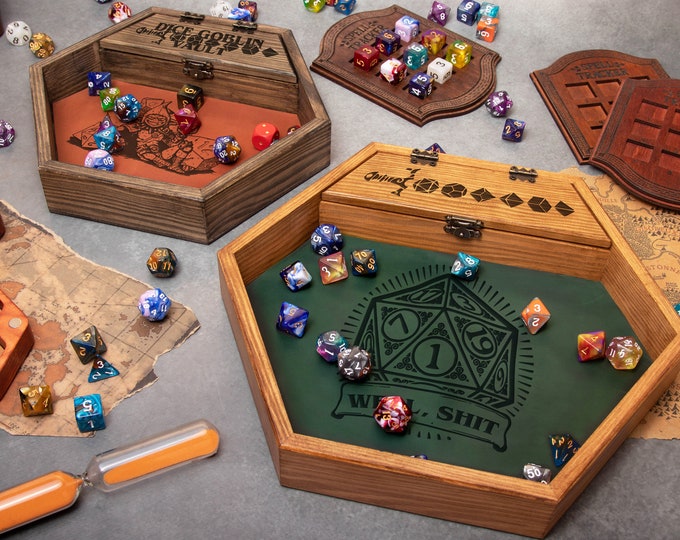 Dnd Dice Tray, Collapsible Dice Tray, Portable Dice Tray - Etsy