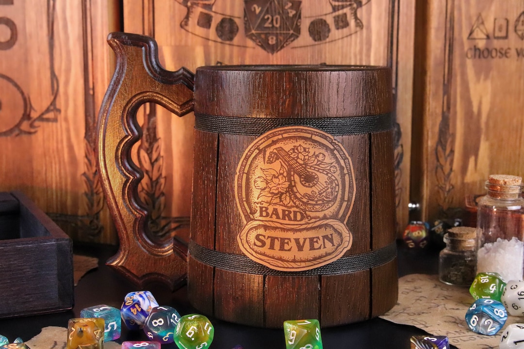 Dnd Beer Gift Mug | Set of 16 Dnd Class and Monster Designs | RPG ...