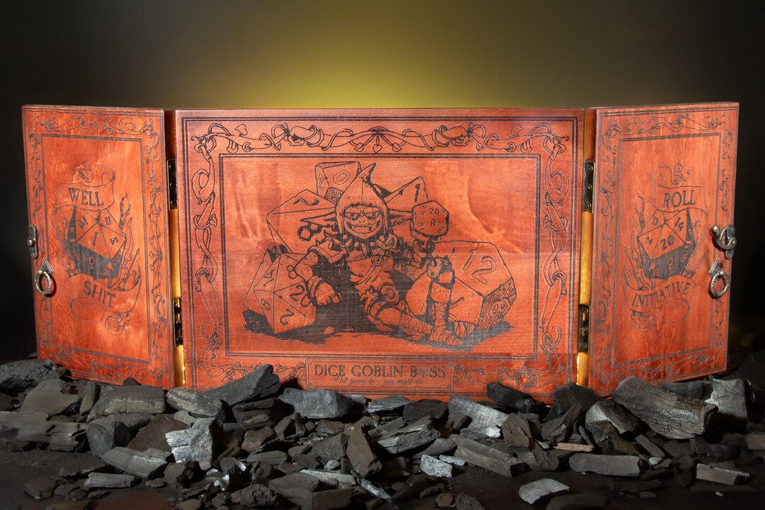 Dungeon Master Screen | Wooden RPG Screen Gift | Dnd Gift | Table Top ...