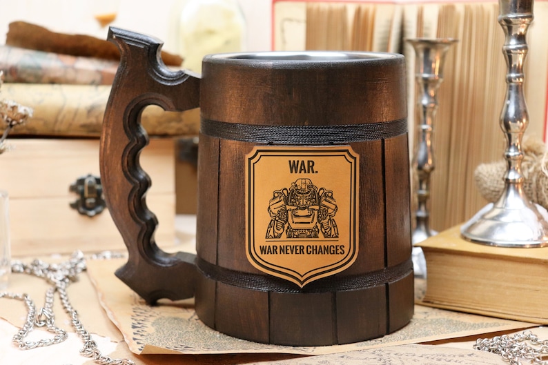 Power Armor Vault-tec War Never Changes Beer Stein Gamer Gift - Etsy