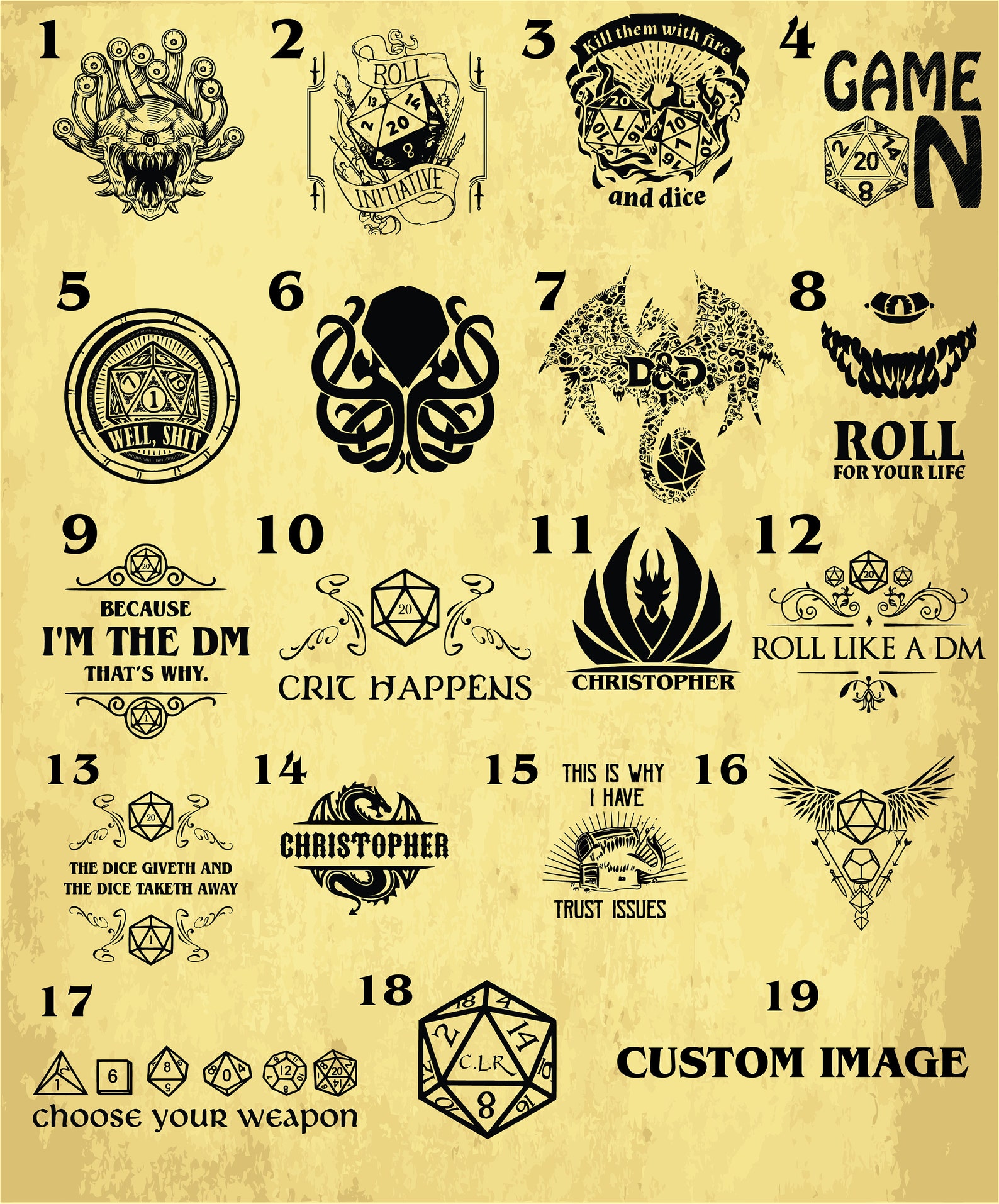 Custom Wooden DND Dice Box Tray RPG Dice Rolling Mat Tabletop - Etsy