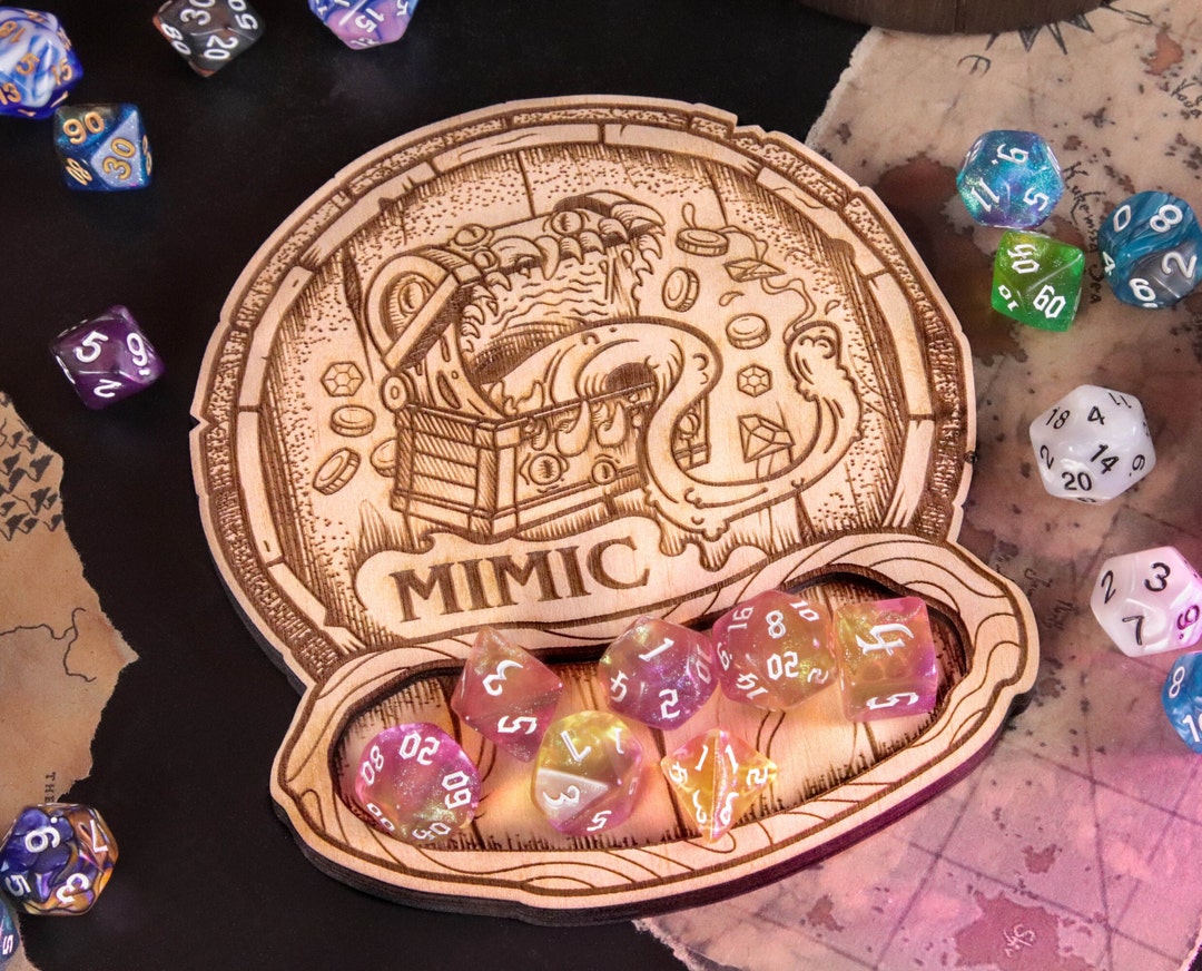 Pathfinder Mimic Coaster Tray | Dice Tray | Dnd Classes and Monsters ...