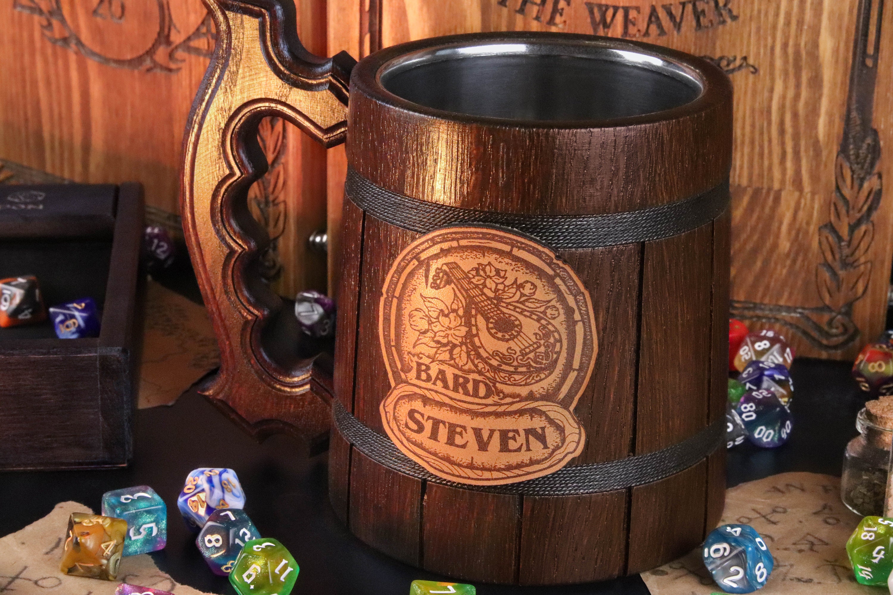 Dnd Beer Gift Mug | Set of 16 Dnd Class and Monster Designs | RPG ...