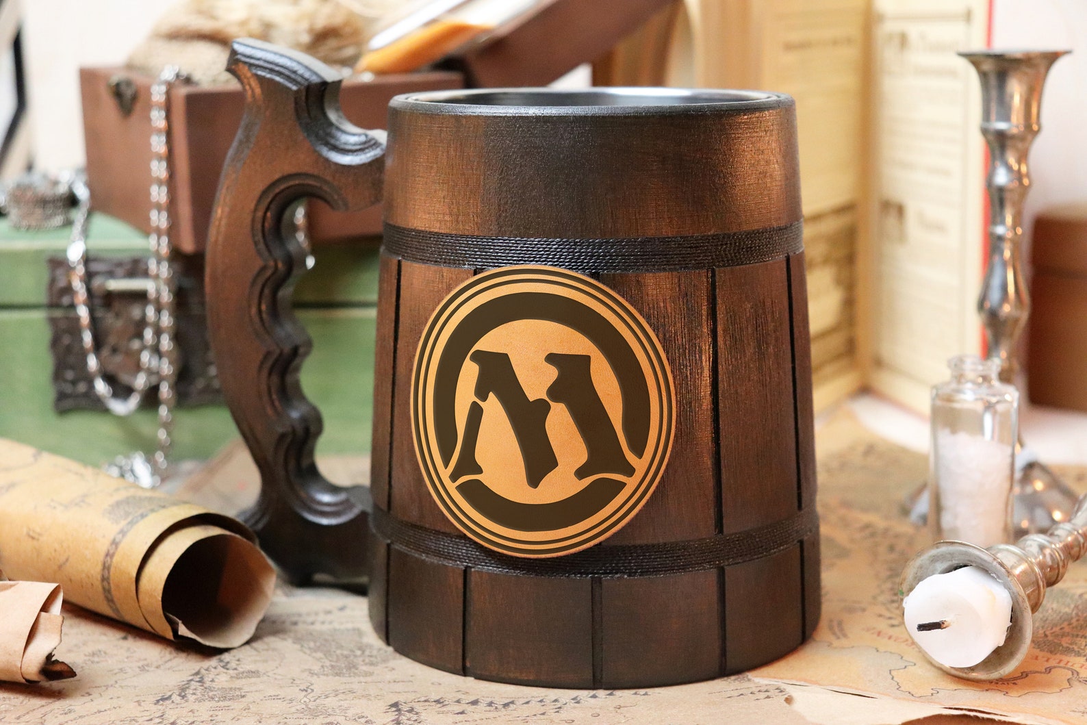 Magic Cards Personalized Mug MTG Player Gift Engraved Beer - Etsy
