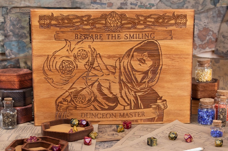 Custom Dungeon Master Screen Beholder Wooden RPG Screen | Etsy