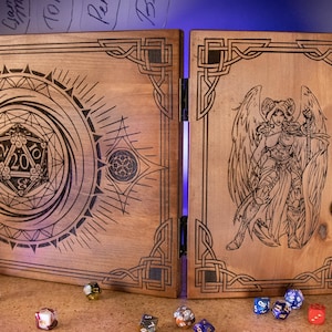 Dungeon Master Screen | Wooden RPG Screen Gift | Dnd Gift | Table Top ...