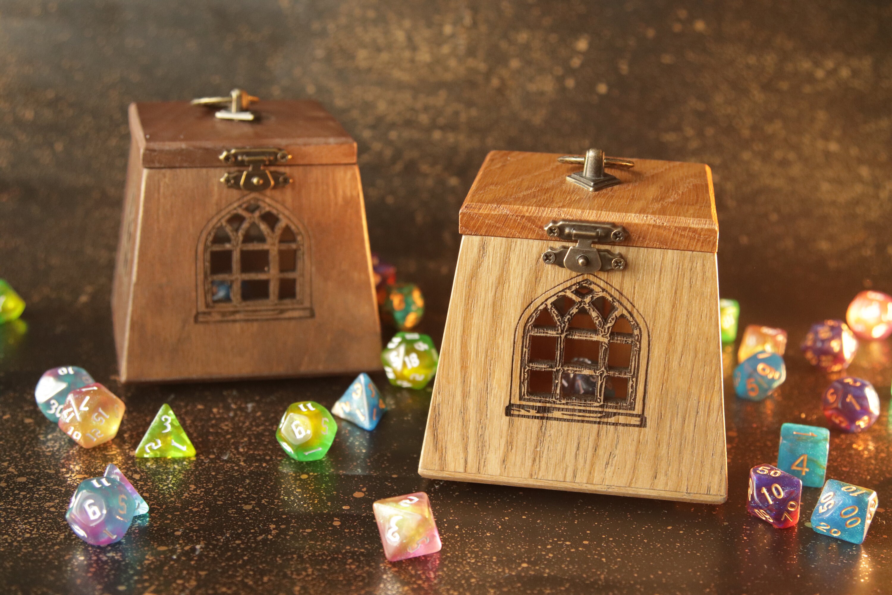 Custom Wooden Dice Jail and Storage Dnd Dice Box Dungeons - Etsy
