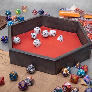 Custom Wooden Dice Tray, RPG, Pathfinder Dice Rolling Tray, Tabletop ...