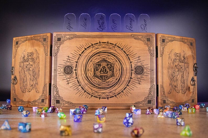Dungeon Master Screen Wooden RPG Screen Gift Dnd Gift - Etsy