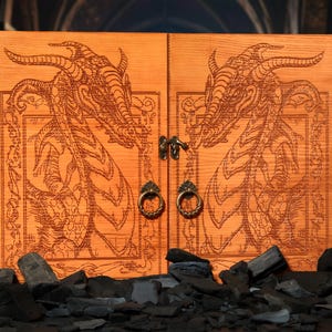 Dungeon Master Screen | Wooden RPG Screen Gift | Dnd Gift | Table Top ...