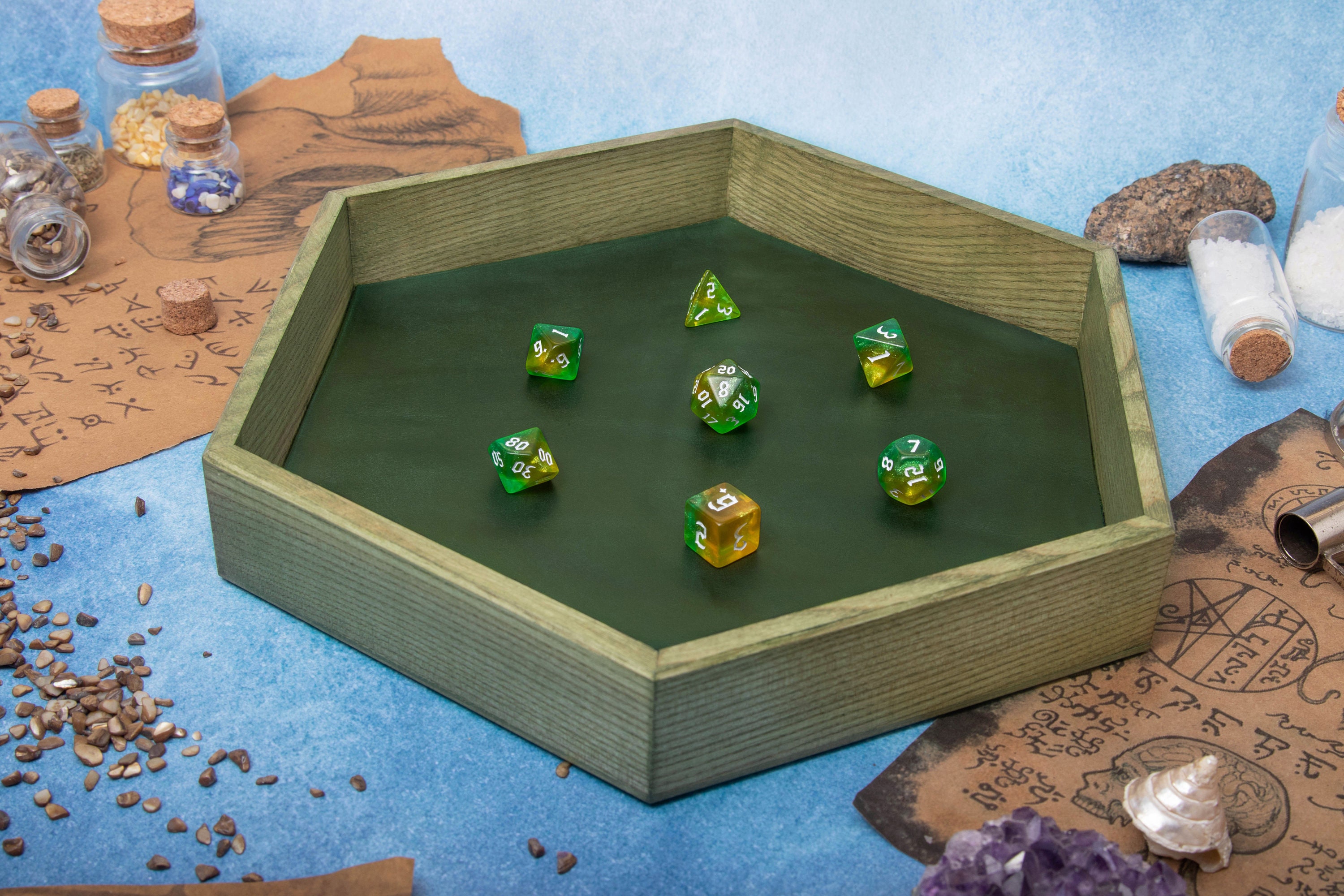 Cthulhu Dice Box Tray | Arkham Horror RPG Dice Rolling Mat | Lovecraft ...