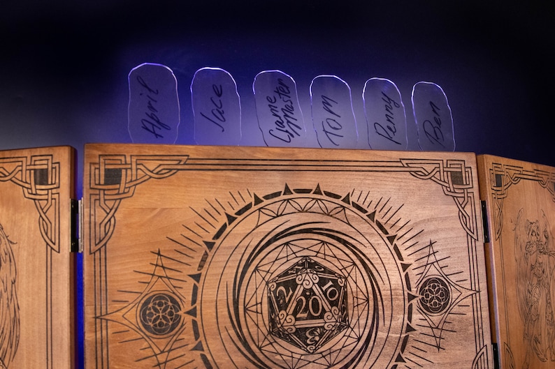 Dungeon Master Screen Wooden RPG Screen Gift Dnd Gift - Etsy