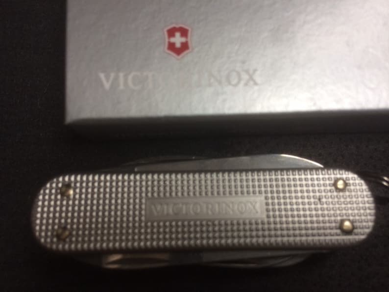 Victorinox 'minichamp' Alox Silver. Successful Manicure Knife, Scissors ...