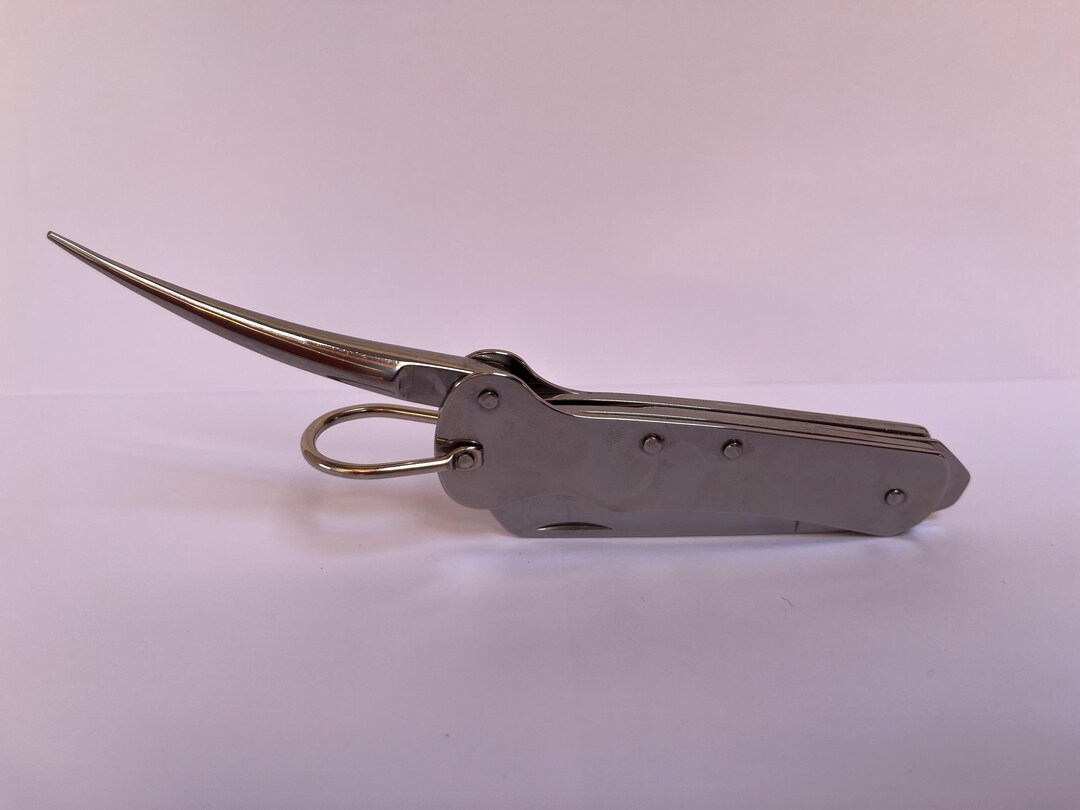 Stainless Steel Army Knife Serrated Blade, Straight Blade, Roping Plice ...