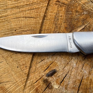 Elegant 3" Locking Blade Whitby Knife. Hardwood With Combined Stainless ...