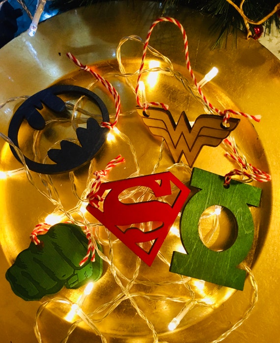 Superhero Christmas Decorations | Etsy
