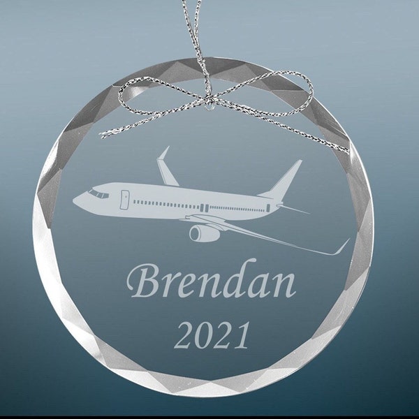 Personalized Ornament Airplane - Etsy
