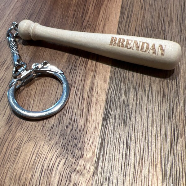 Baseball Keychain - Etsy