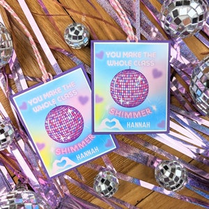 You Make the Whole Class Shimmer Teacher Appreciation Tag - Etsy