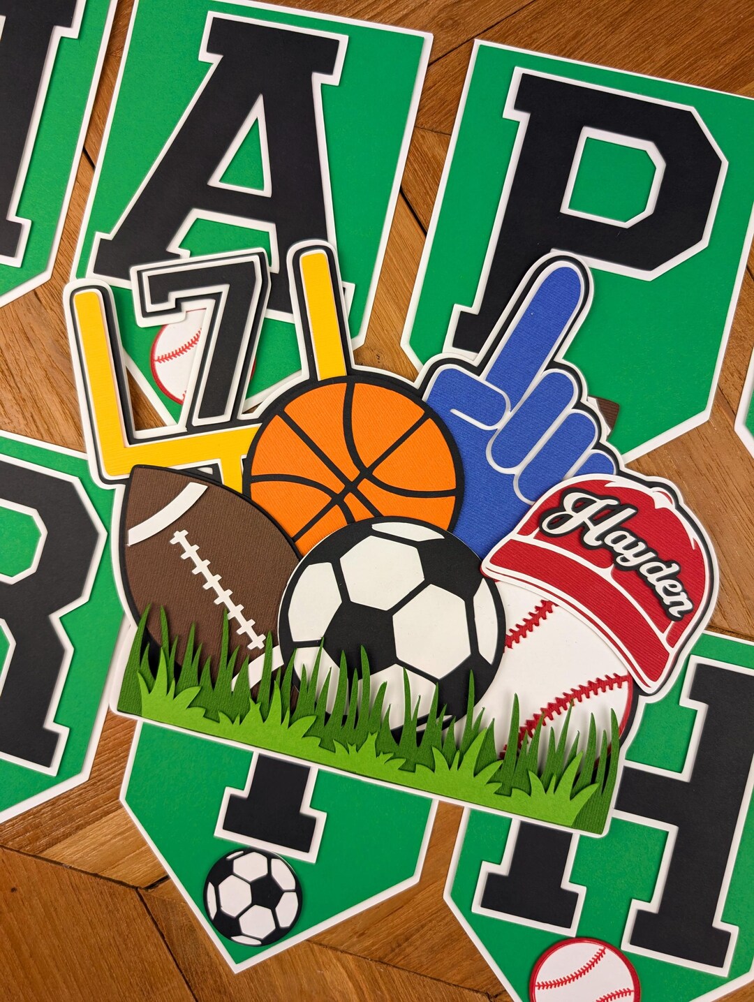 Sports Happy Birthday Banner: Personalized Athlete Party Decor - Etsy