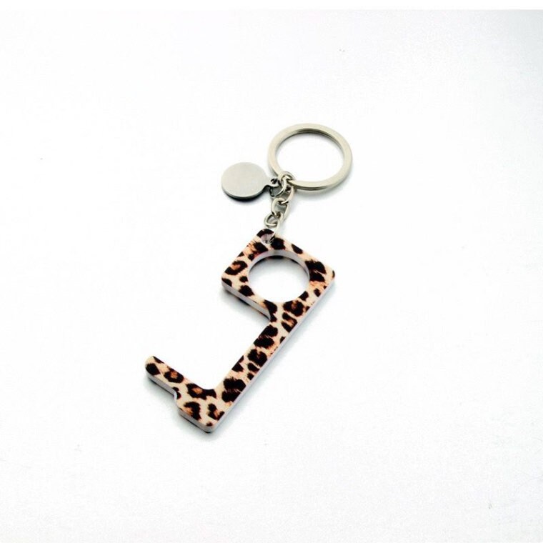 No Touch Keychain Door Opener Keychain Personalizable - Etsy UK