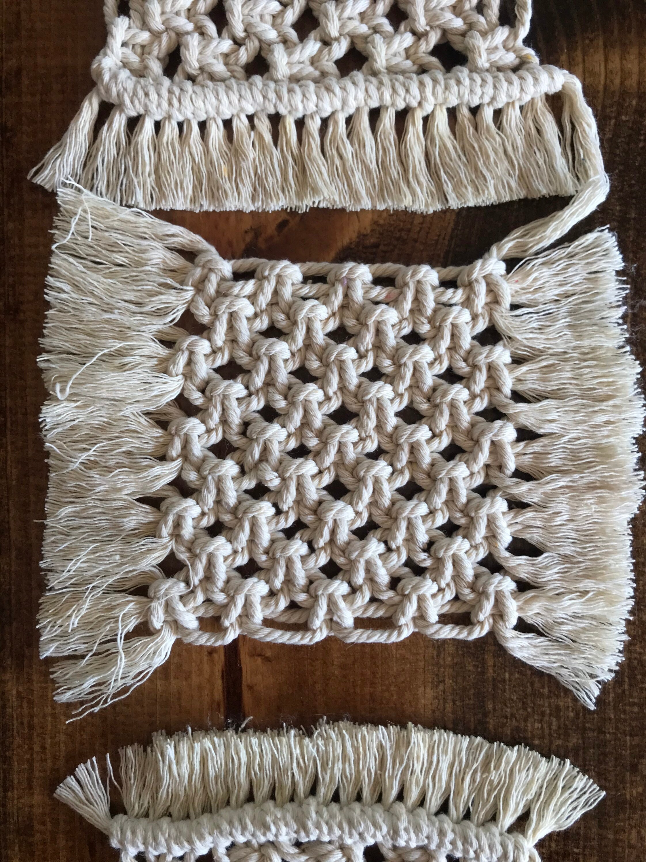 Buy Macrame Mug Rugs coasters Set of 4 Online in India - Etsy