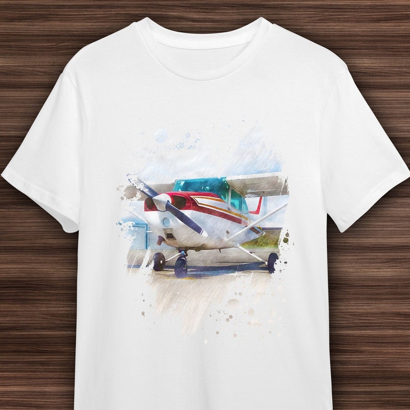Cessna 172 Drawing - Etsy