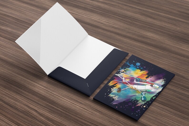 File Folder Cessna 152, Document Folder, Organizer, Home Office, Flight ...