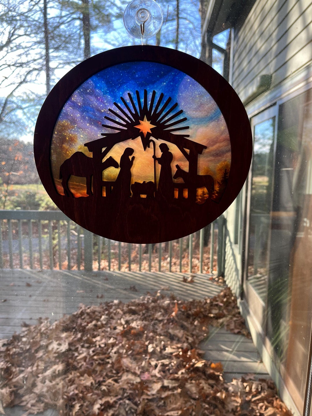 Nativity Jesus Suncatcher, Gorgeous Christmas Gift for Religious Mom ...