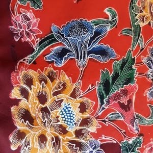 Indonesian Tulis Batik Placemats, Handmade Batik Table Mats, Vintage ...