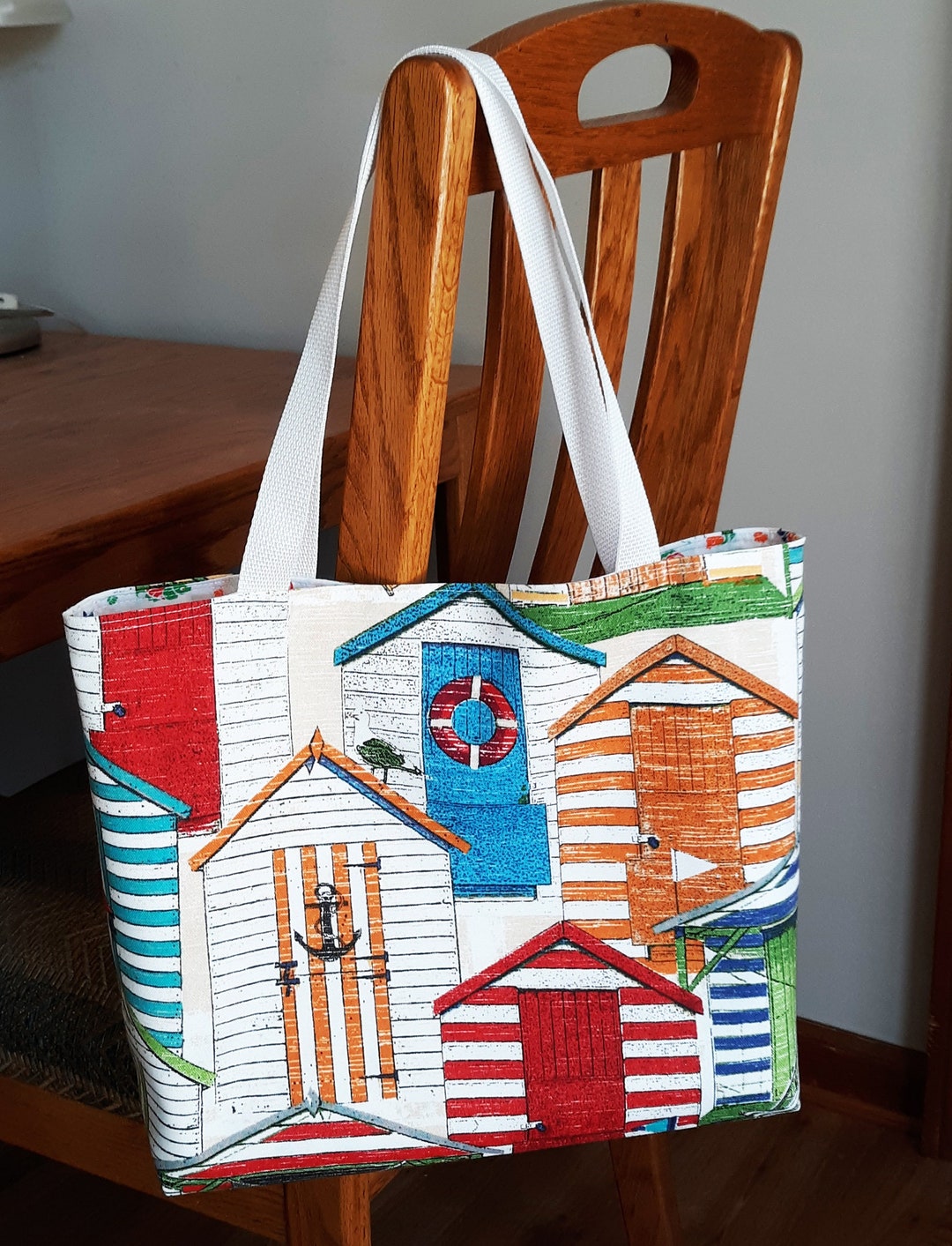 Beach Print Beach Tote Bag Made of Waterproof Outdoor Fabric ...